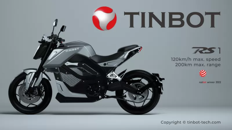 TINBOT RS1 de KOLLTER version m NOIR| moto électrique | GROUPE ÉNERGIE CANADA